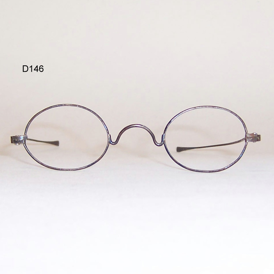 Victorian blued steel oval frame | Dead Men's Spex