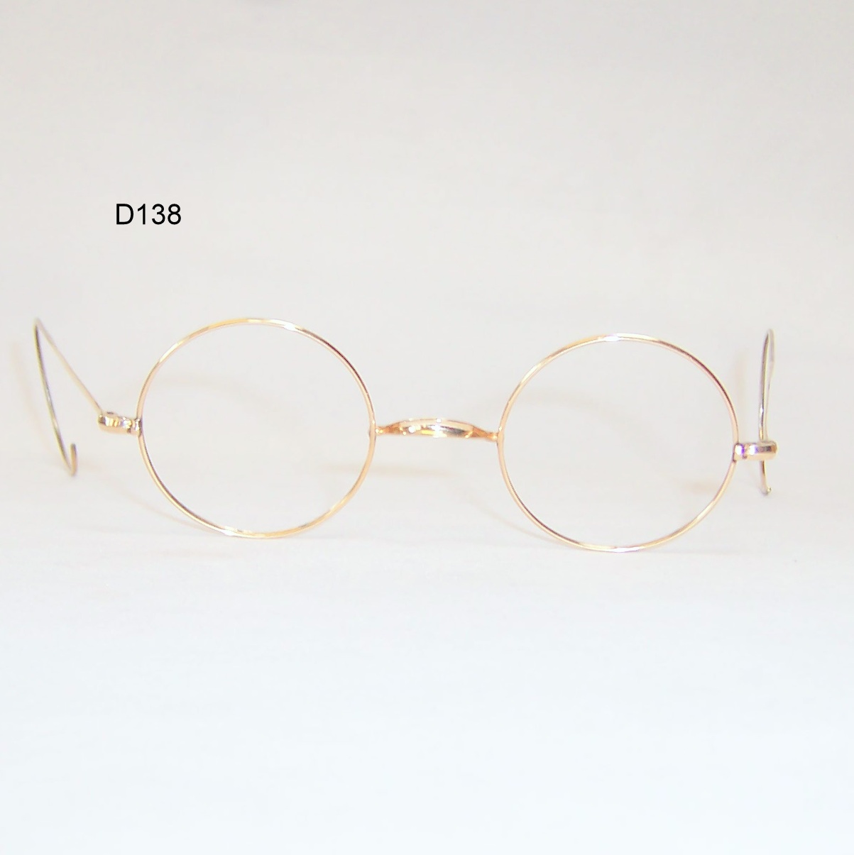 Gold Filled 1920/40s Round Deco Spectacles – Large | Dead Men's Spex