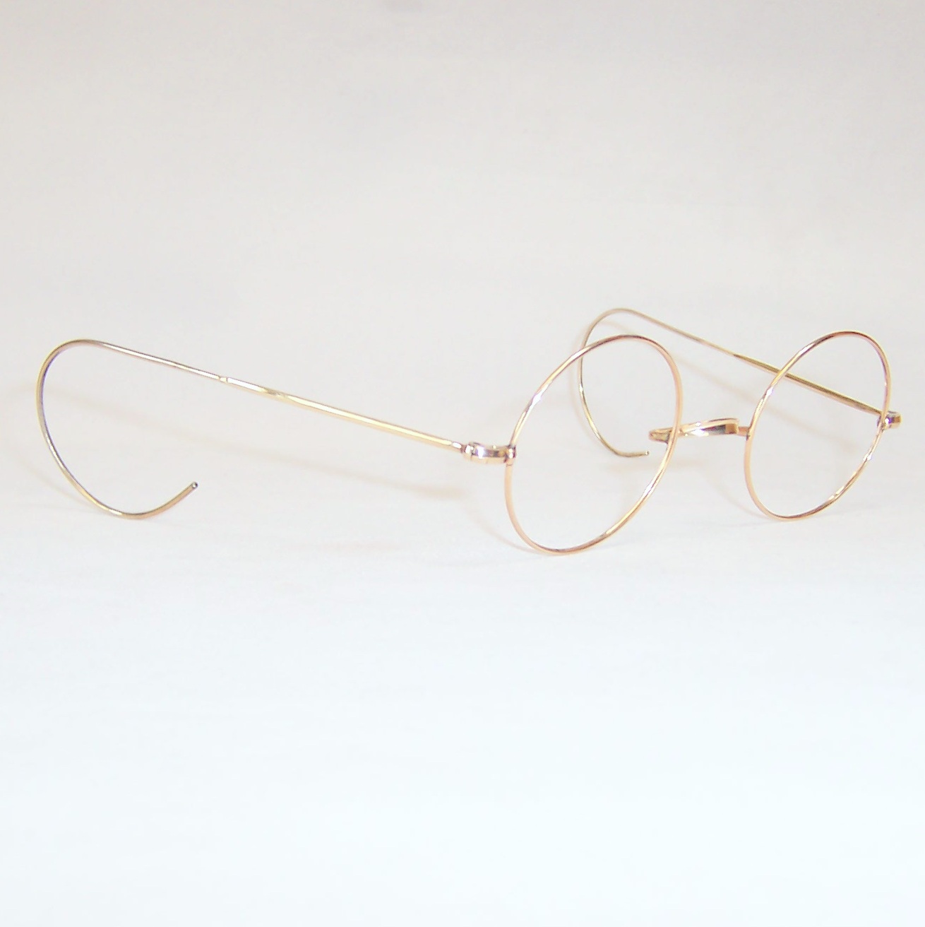 Gold Filled 1920/40s Round Deco Spectacles – Large | Dead Men's Spex
