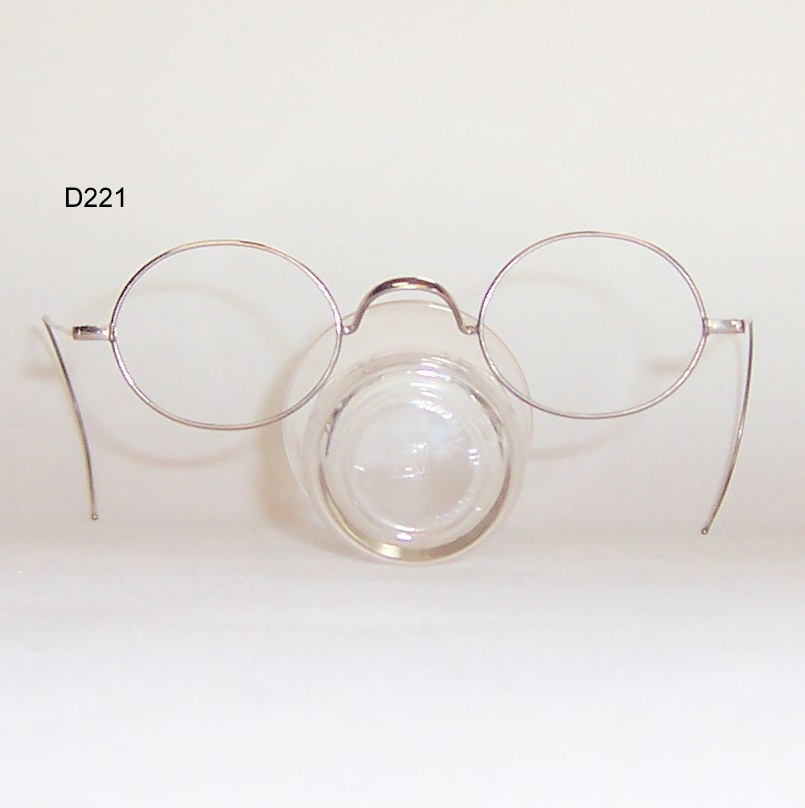 Edwardian nickel oval frame | Dead Men's Spex